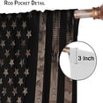 Camouflage American Flag Blackout Curtains, Rustic Graffiti Stars and ...