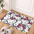 Cartoon Hello Kitty Floor Mat Living Room Rug for Bedroom Welcome Mat ...