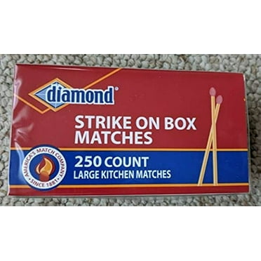 Diamond Tan Kitchen Matches, Large Strike On Box Matches, 250 Ct ...