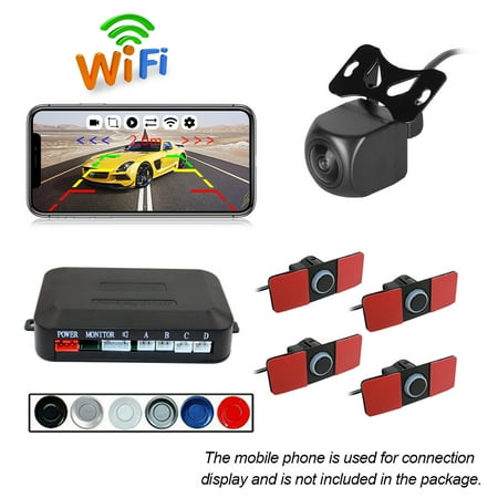 4pcs Wireless Backup Camera HD WIFI Car Auto Vehicle Reverse Backup ...