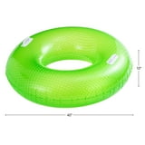 "Bluescape Green Diamond Sparkles Inflatable Pool Float for Kids and ...