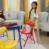 Homy Casa Folding Play Table Set with 4 Chairs, Ideal for Toddler ...