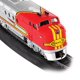 Bachmann Trains HO Scale Santa Fe Flyer Ready To Run Electric Train Set ...