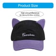 Cats Ear Baseball Caps With Sun Glasses Quick Drying Sun Hat Unisex ...