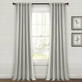 Lush Decor Farmhouse Vintage Stripe Window Curtain Panels - Black - 40 ...