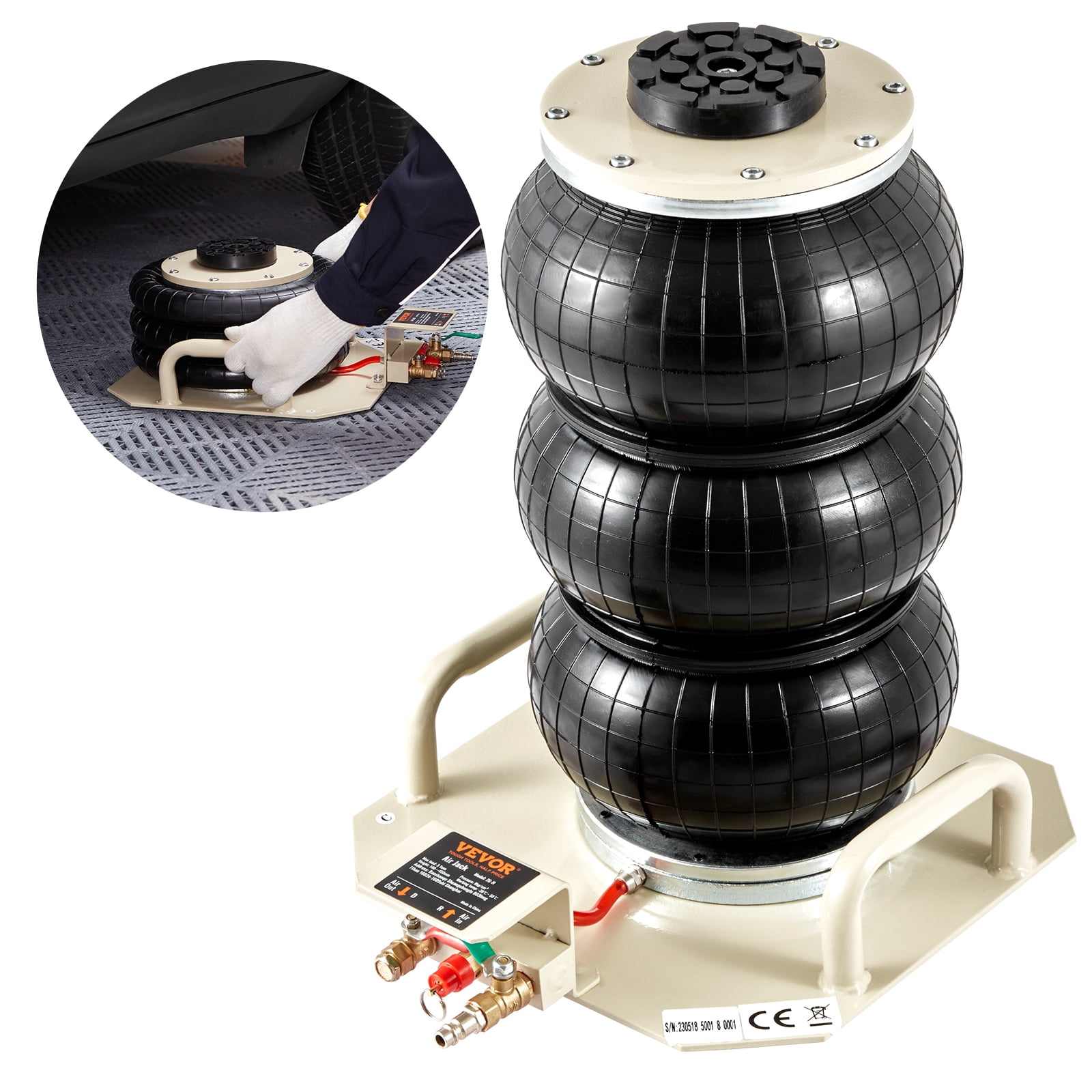Click here for Vevor Air Jack  3 Ton/6600 Lbs Triple Bag Air Jack... prices