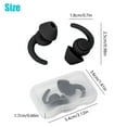 EEEkit 2 Pairs Soft Silicone Noise Cancelling Earplugs, Reusable Sound ...