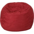 Mintazer 5ft Bean Bag Chair, Plush Bean Bag with Washable Cover & High ...