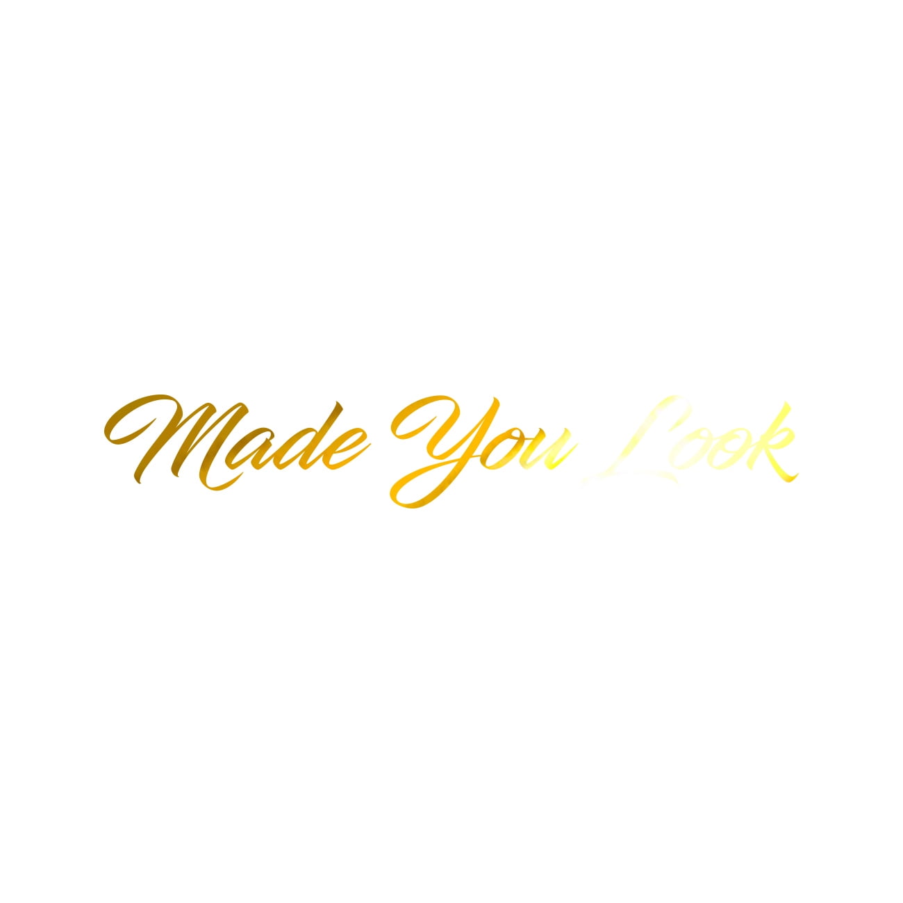 Made You Look Sticker Decal Die Cut - Self Adhesive Vinyl ...