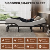 FLEXISPOT Dual Motors with Wireless Remote, Adjustable Bed Frame, Zero ...