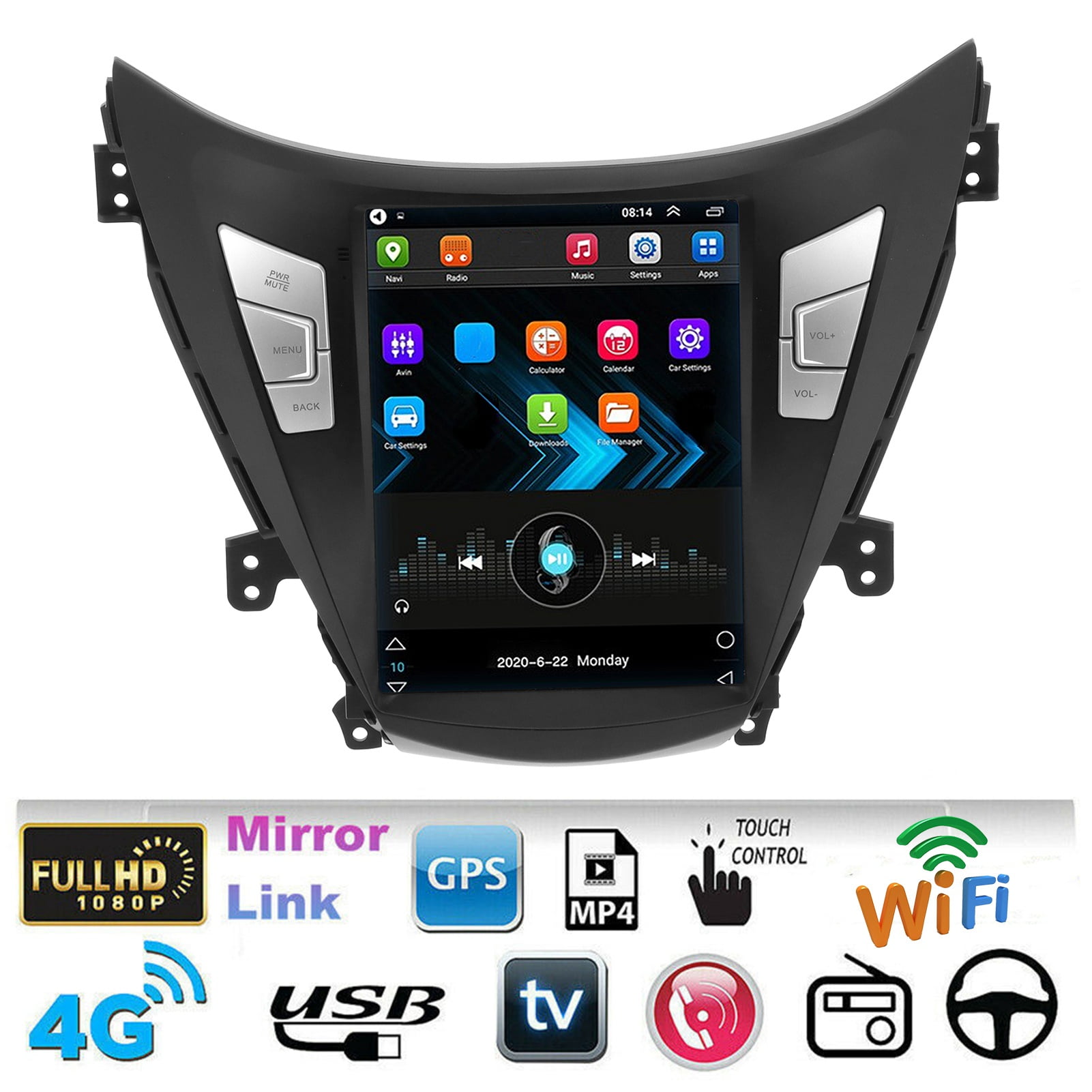 Auto Radio Stereo, Wi-Fi Car MP5 9.7 Pulg. | Walmart en línea
