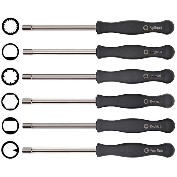 Swnkdg Carburetor Screwdriver Set, 6 Piece Adjustment Tool Fits ...