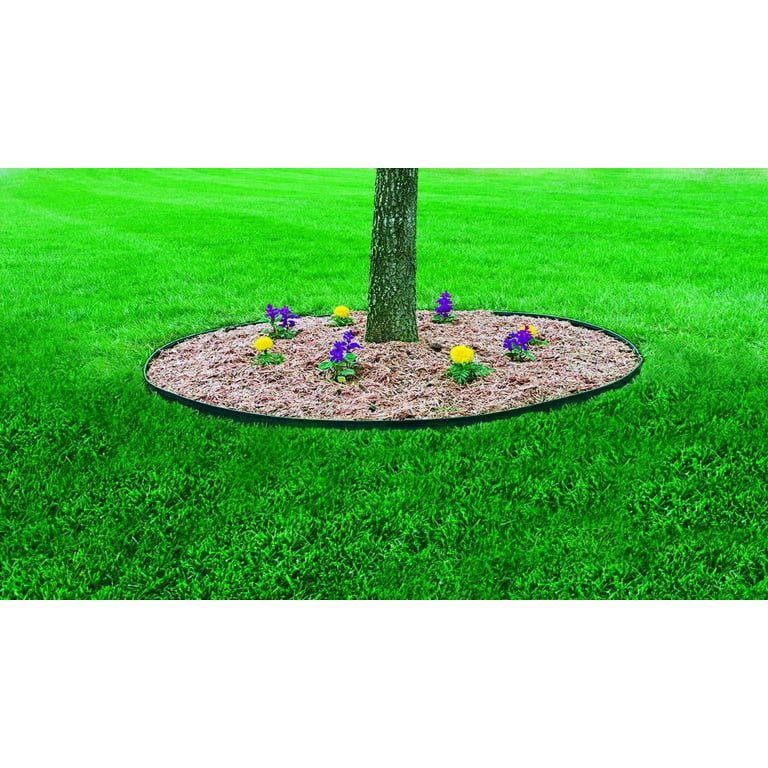 Edger Lawn Tool 100ft No-Dig Landscape Edging Kit - Flexible Black ...