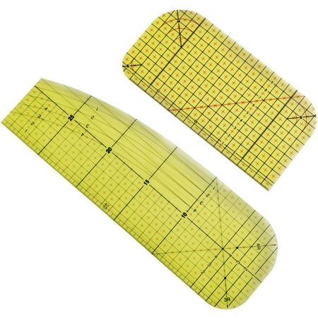 NETSENG Hot Ironing Ruler, Patch Ruler, Ironing Fabric Ruler, Resin ...
