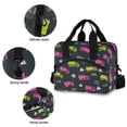 ALAZA Cartoon Trucks Vehicle-t8 Insulated Lunch Box Large Reusable ...