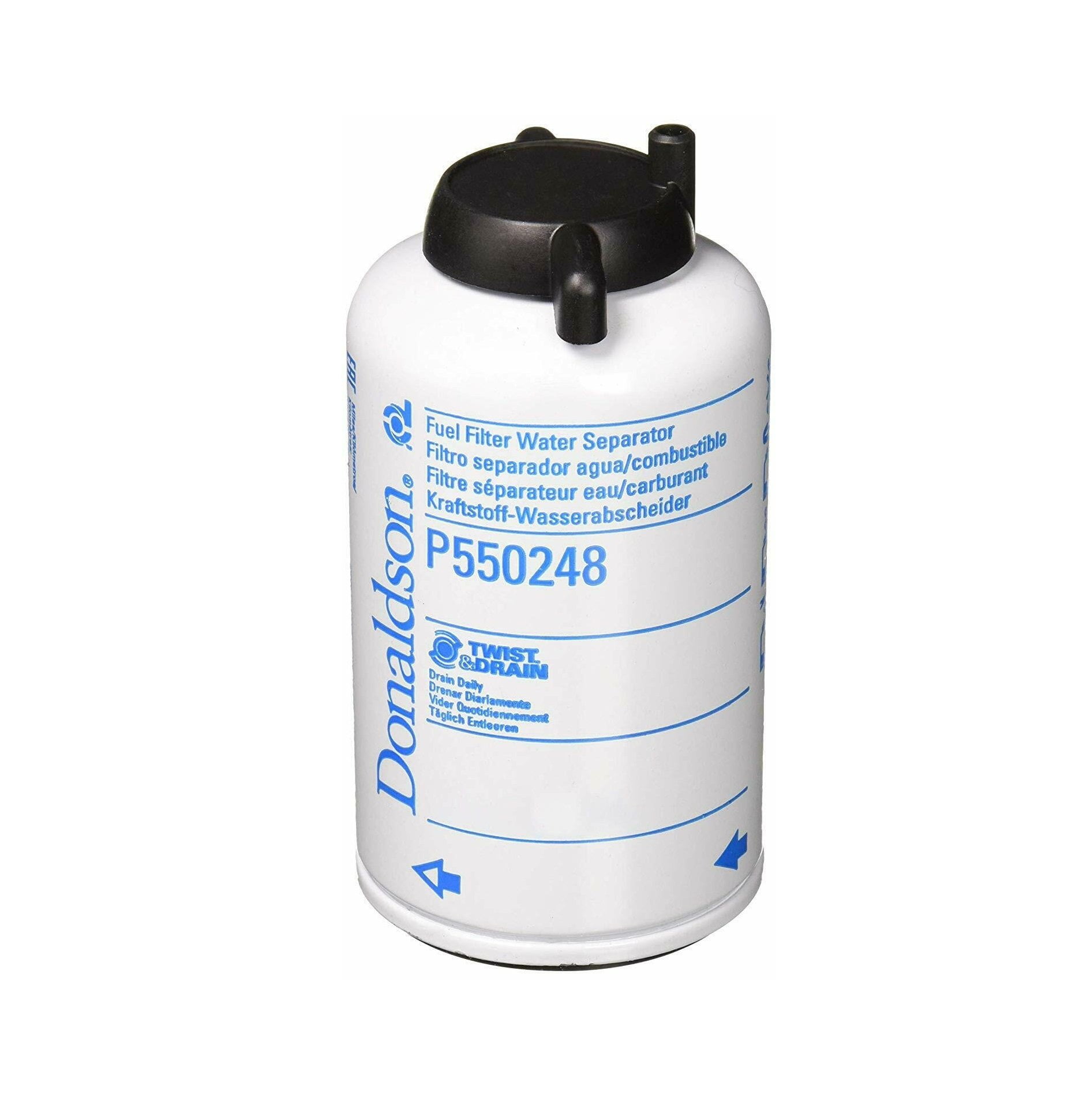 P550248 Donaldson Fuel Filter, Water Separator Spin-On Twist&Drain ...