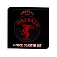 Fireball Set of 4 Stainless steel, Anti-Skid 3.15” Diameter Bar ...