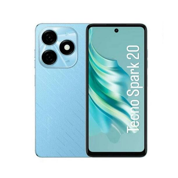 Smartphone Tecno Spark 20 Dual 256GB 8RAM- MAGIC SKIN BLUE | Bodega Aurrera en línea