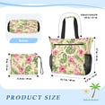 DIXRUYEE Large Water-Resistant Tote Bag with Wet Pocket & Matching ...