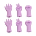 6Pcs Knitting Needle Stoppers Hand Shape Needle Point Covers Crochet ...
