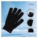 Motique Accessories Ladies Gloves Magic Knit Gloves for Women Solid ...