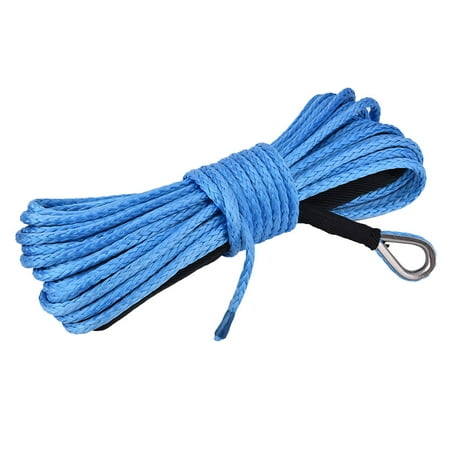 Bean 6mm×15.5m Synthetic Pulling Hauling Rope Portable 12 Strand Braid ...
