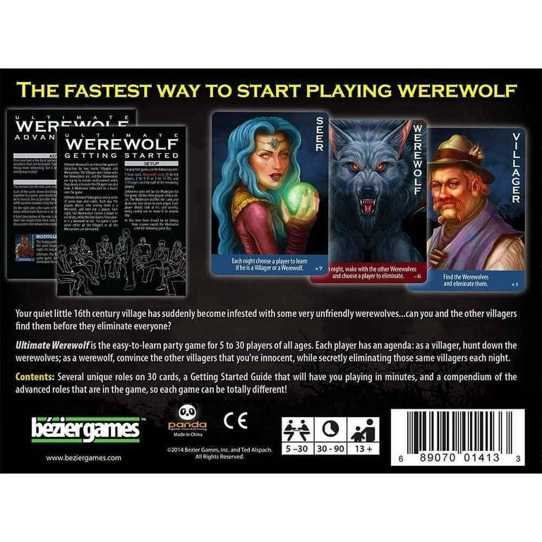 Ultimate Werewolf Game Werewolves Werewolf Deluxe Edition | Board