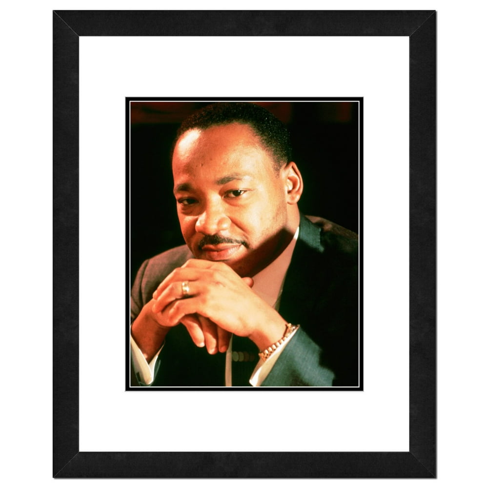 Martin Luther King Jr. Framed Photo by Photo File - Walmart.com ...