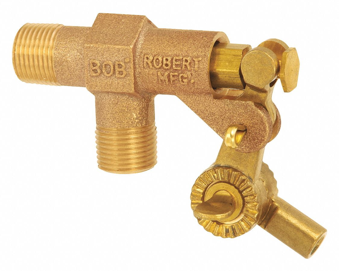 Bob Float Valve,1/2 in.,Pipe,Brass,MNPT R400-1/2 - Walmart.com