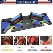 Rocket Fitness Push-Up Stands with Attached Resistance Bands, Steel ...