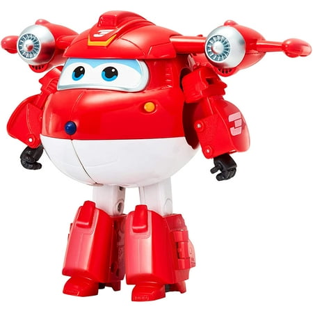 Super Wings 5" Transforming Supercharged Jett Airplane Toys, Action ...