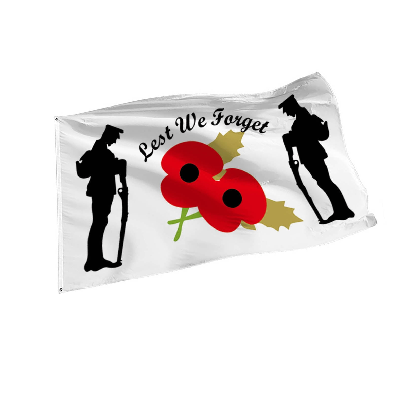 AIHOME 5x3F Lest We Forget Flag Remembrance Day Banner for Street House ...