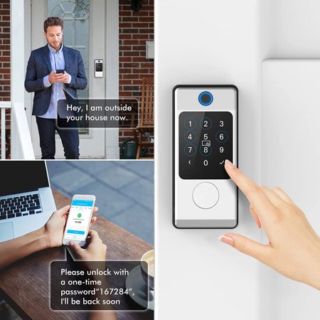 Smart Door Lock, Keyless Entry Door Lock with Keypad for Front Door ...