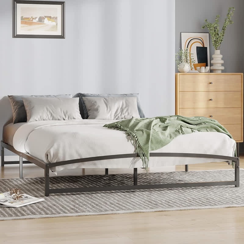 Click here for Eastvita Queen Size Low Profile Bed Frame 6-Inch H... prices