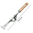2-Pack Heavy Duty Hand Weeder Tool | Forged Aluminum Garden Weeding ...