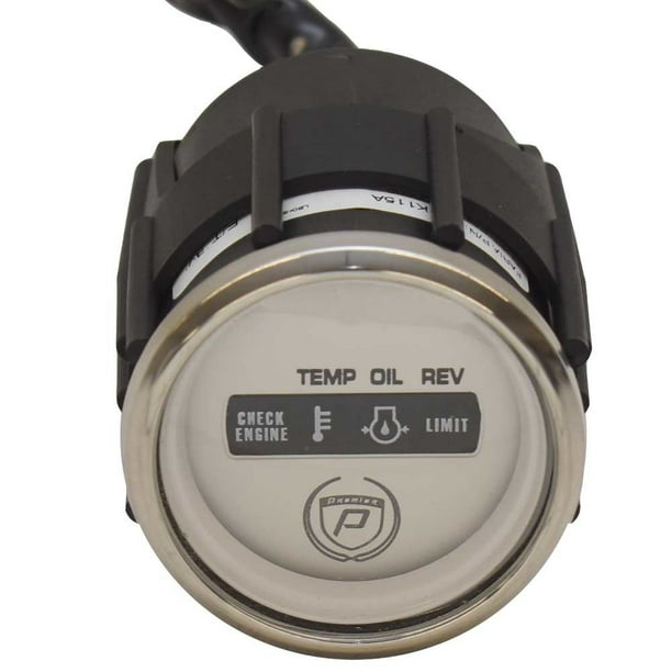 Premier Pontoon Boat Systems Check Gauge GPK115A | Faria 2 Inch White ...