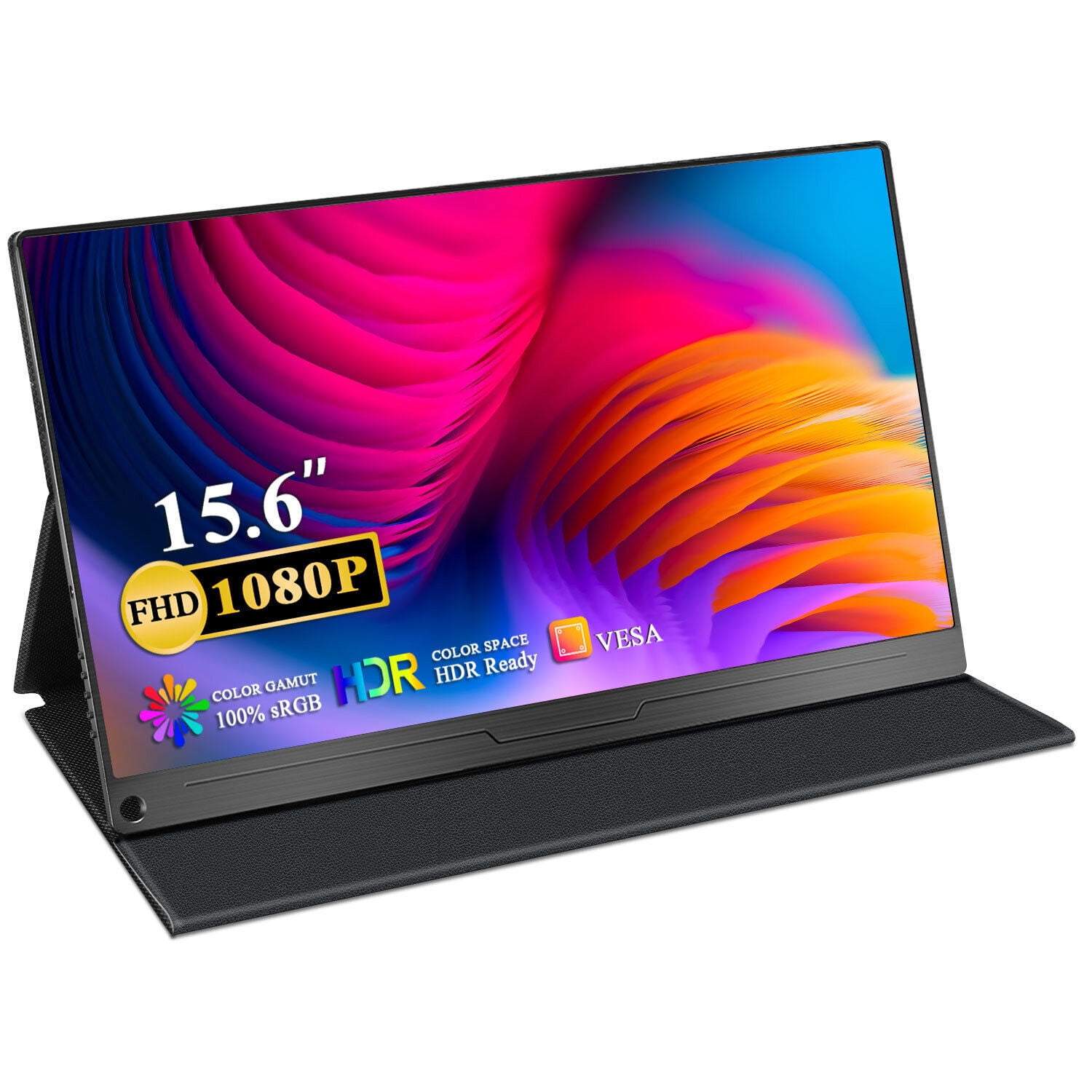 AZMKOO 15.6 Inch Portable Monitor, FHD 1080P External Monitor for ...