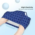 Cauagu Blue Lantern Shapes Print Brief Underwear Stretch Cotton Panties