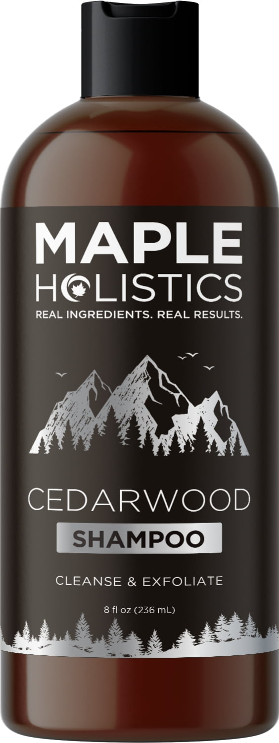 Cleansing Oily Hair Shampoo with Cedarwood Essential Oil, 8oz - Walmart.com