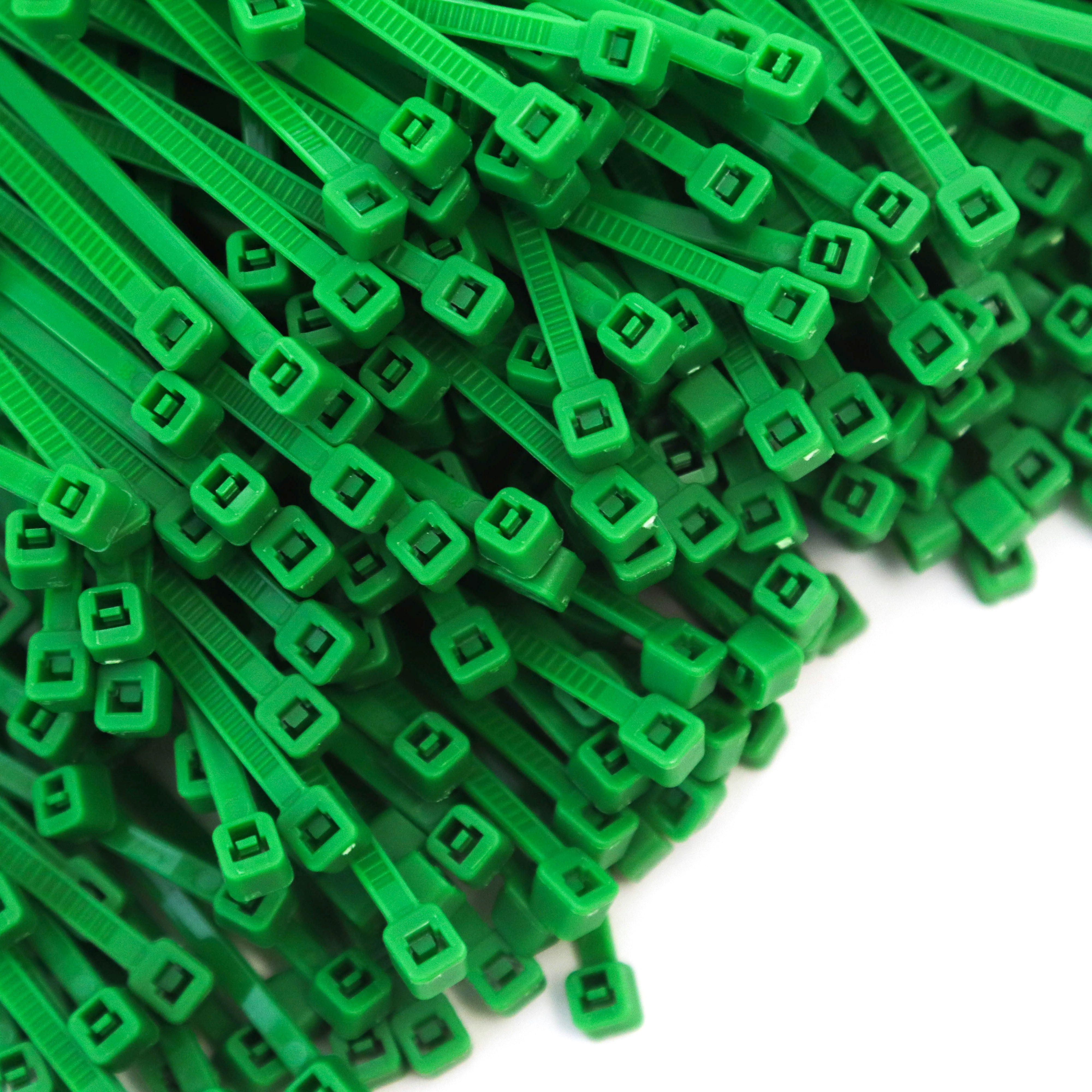 Red Hound Auto 500 Heavy Duty Green 4 inch 18 Pound Color Cable Ties ...