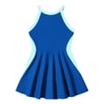 Bigetiay Girls One Piece Swimsuit Adjustable Straps Bathing Color Dress ...