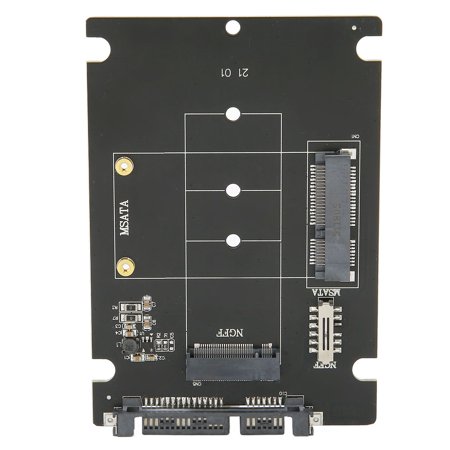 MSATA M.2 NGFF Adapter Card, High Speed NGFF M.2 B Key SSD 6Gbps Mass ...