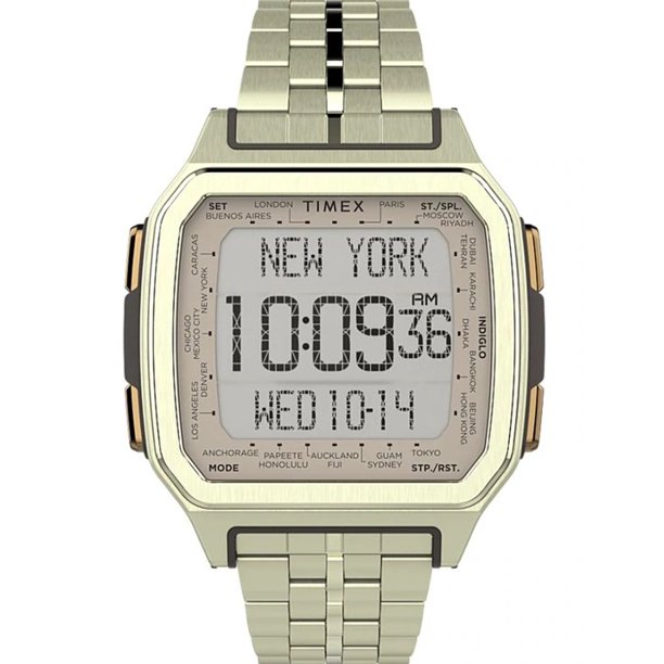 Timex Command Urban Metal Digital Goldtone - Walmart.com