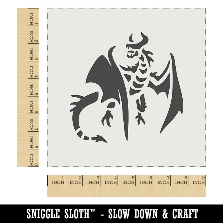 Maleficent Dragon Stencil