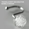 Better Homes & Gardens Chrome and Glass Bubble Ball Rustproof Shower Curtain Hooks, Set of 12 ...