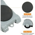 YUNMEIYI Furniture Movers with Wheels & Lifter Kit, Furniture Dolly ...