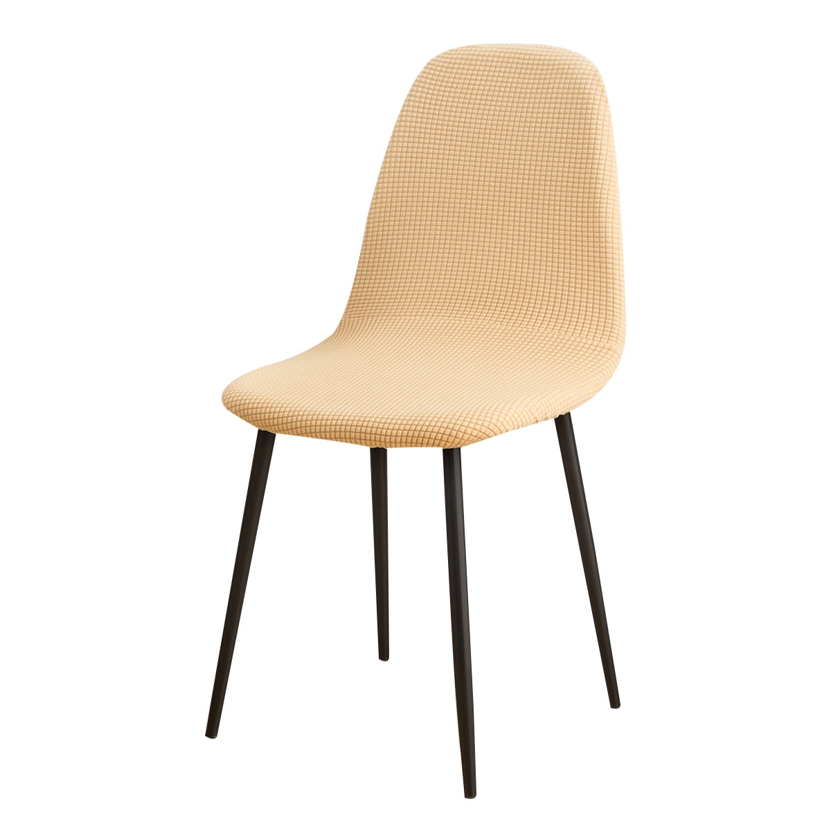 Hododo Stretch Textured Grain Armless Shell Chair Cover Lounge Eames ...