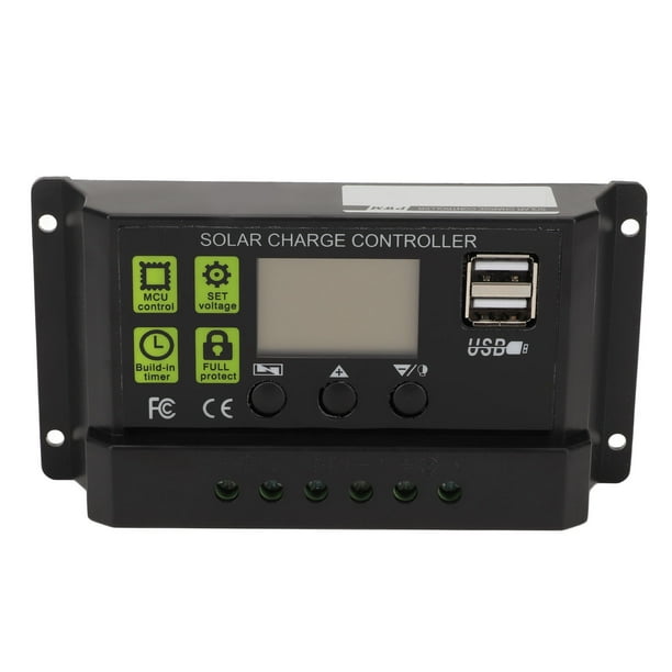 Controlador de panel solar, controlador de carga solar PWM Controlador ...