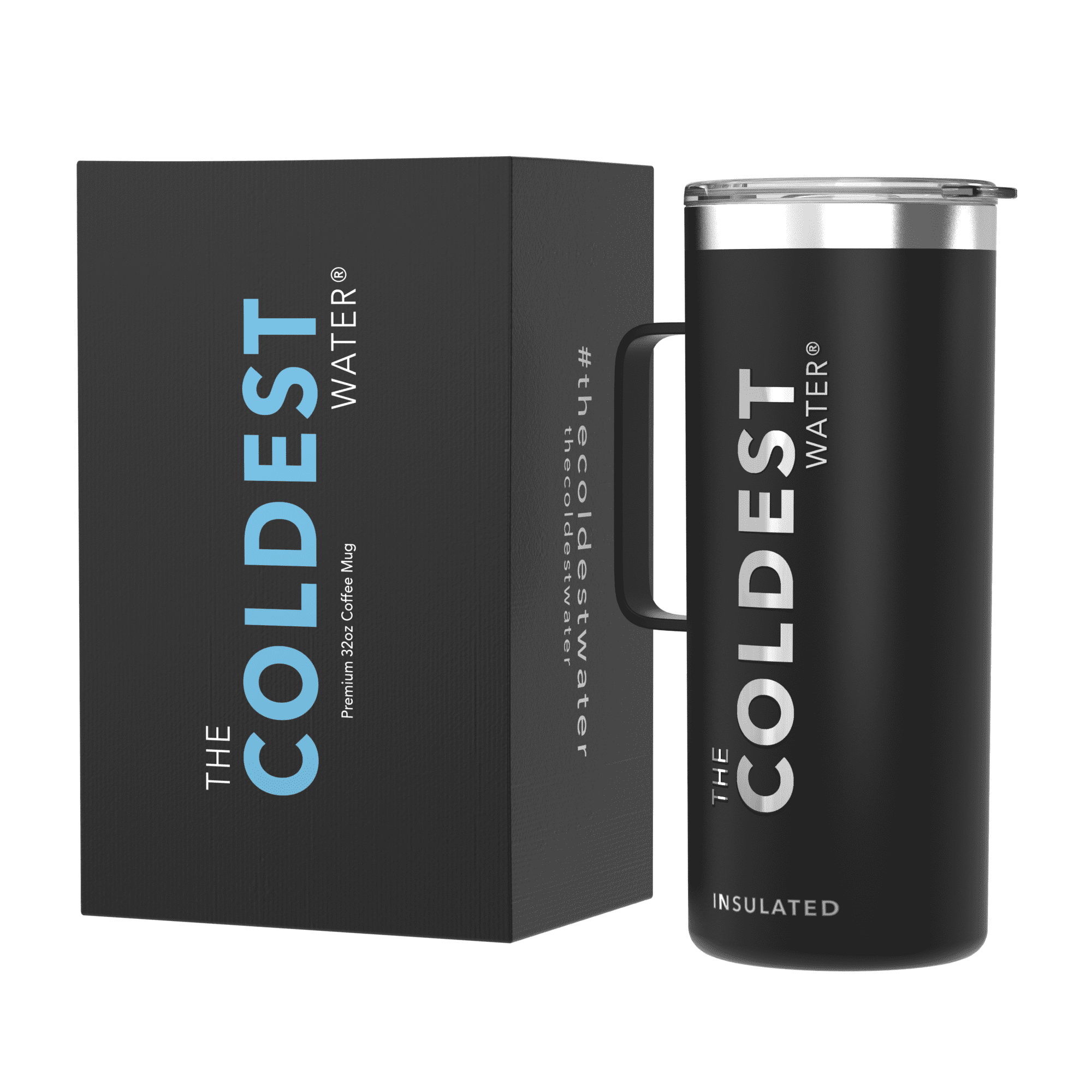 The Coldest Coffee Mug - Stainless Steel Super Insulated Travel Mug for ...