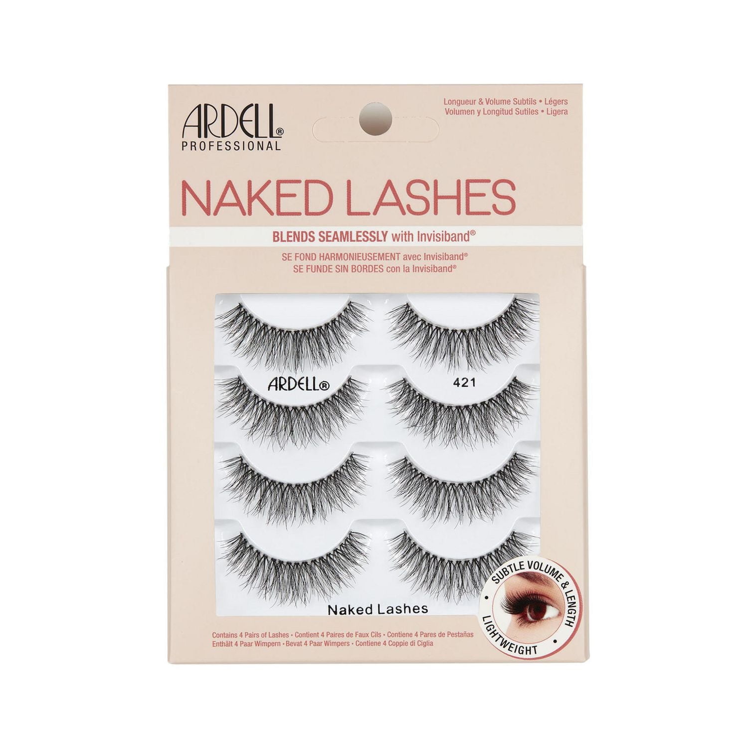 Click here for Ardell - Multipack Naked Lashes 421 - 4 Pairs 4 Ct prices